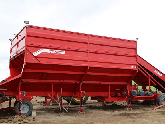 High Capacity Even Flow Bin | Potato Equipment | Spudnik