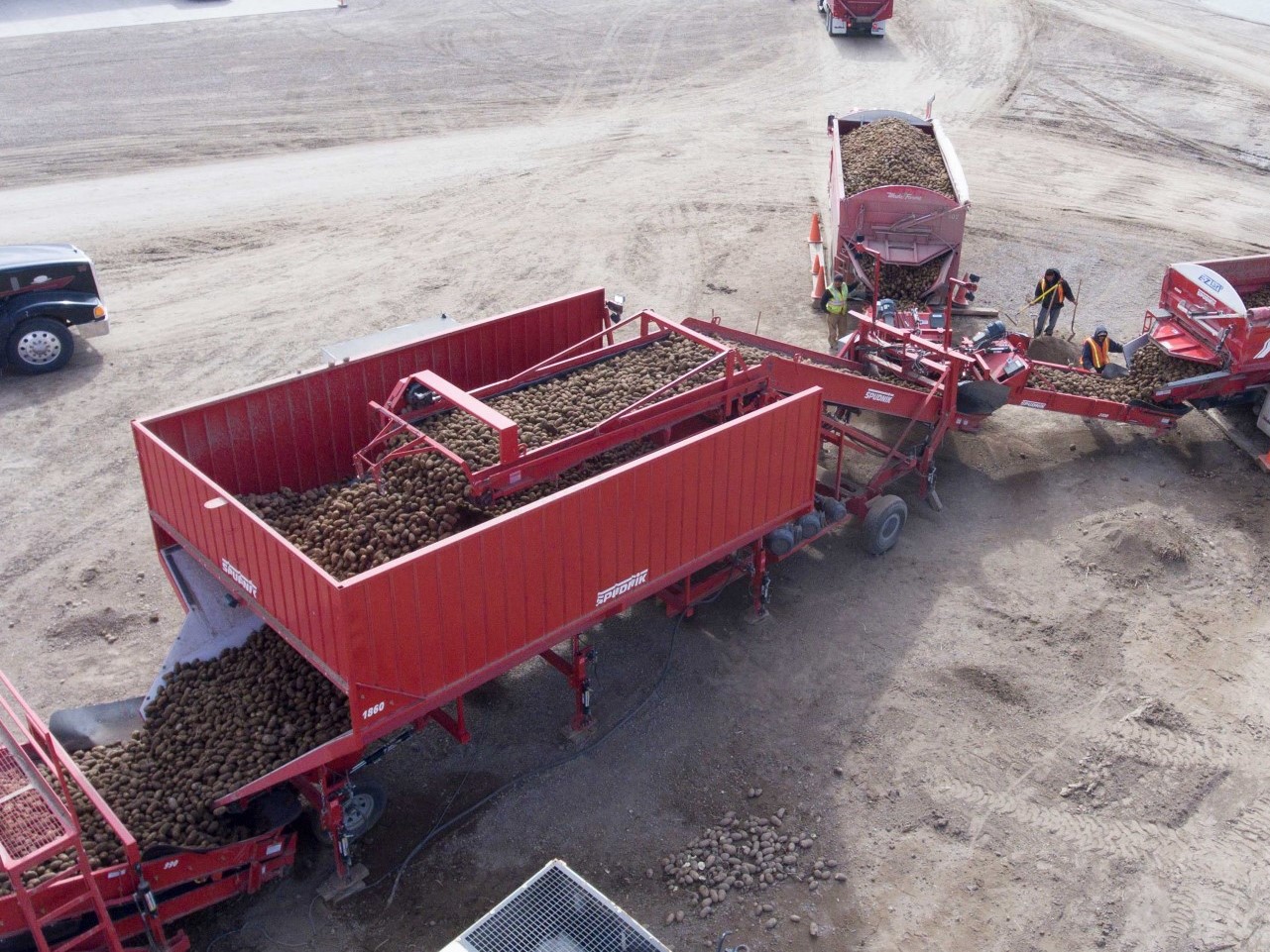 High Capacity Even Flow Bin | Potato Equipment | Spudnik