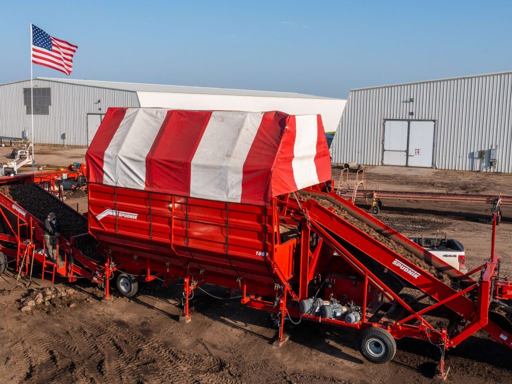 High Capacity Even Flow Bin | Potato Equipment | Spudnik
