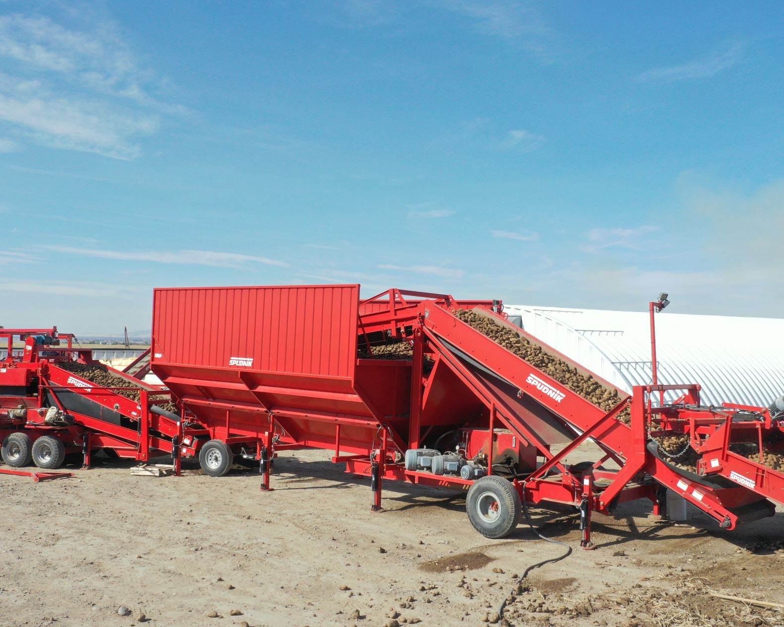 High Capacity Even Flow Bin | Potato Equipment | Spudnik