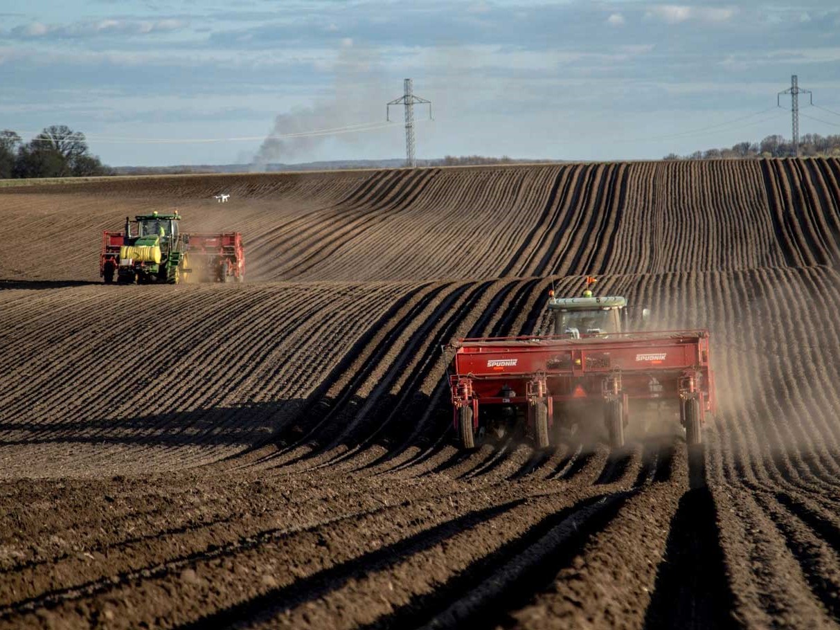 6 Row Conventional Potato Planter | Spudnik Equipment
