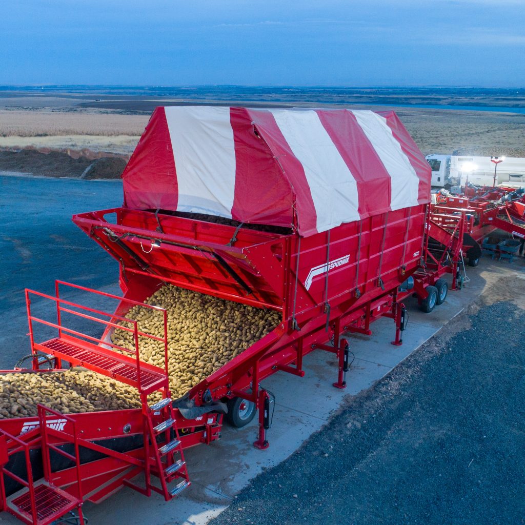 High Capacity Even Flow Bin | Potato Equipment | Spudnik